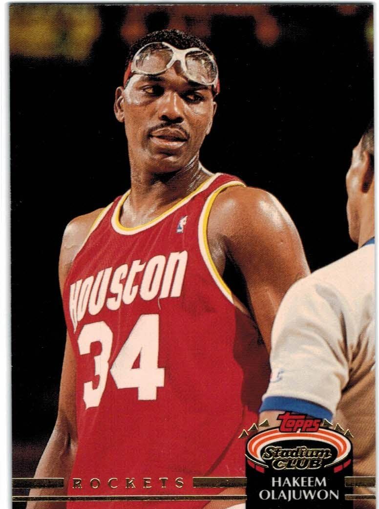 Amazon.com: 1992-93 Stadium Club Houston Rockets Team Set with Hakeem ...
