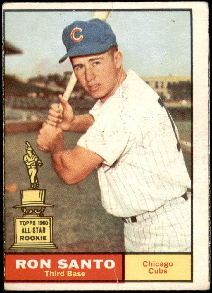 Amazon.com: 1961 Topps # 35 Ron Santo Chicago Cubs (Baseball Card) Dean ...