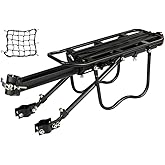 Amazon.com : Rear Bike Rack, 110 lbs / 50KGS Bike Cargo Racks Frame ...
