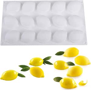 Amazon.com: Lemons Silicone Mold for Baking Mousse Cake, 3D Silicone ...