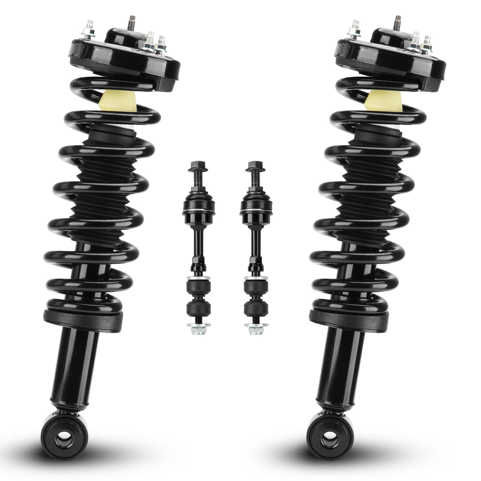 Front Struts Shock Absorber Sway Bar Links Kit Fit for Ford F-150 2005 ...