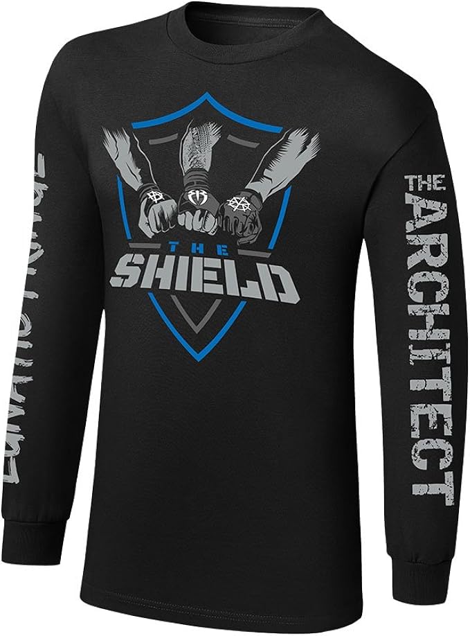 Wwe The Shield Shield United Long Sleeve T Shirt S Uk