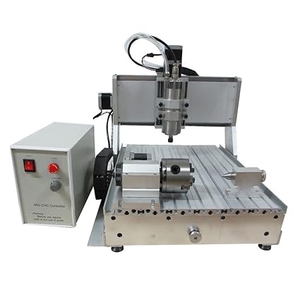 Amazon | TEN-HIGH CNCルーターキット 3020 800W 卓上自動彫刻機 A軸付 USB接続 金属非金属対応可 家庭用 | 彫刻刀