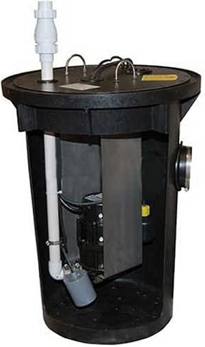 Zoeller 915-0006 1/2 HP The Shark Residential Sewage Grinder System ...