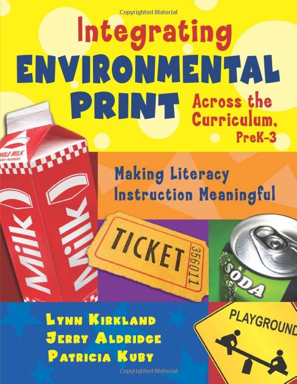Amazon.com: Integrating Environmental Print Across the Curriculum, PreK ...