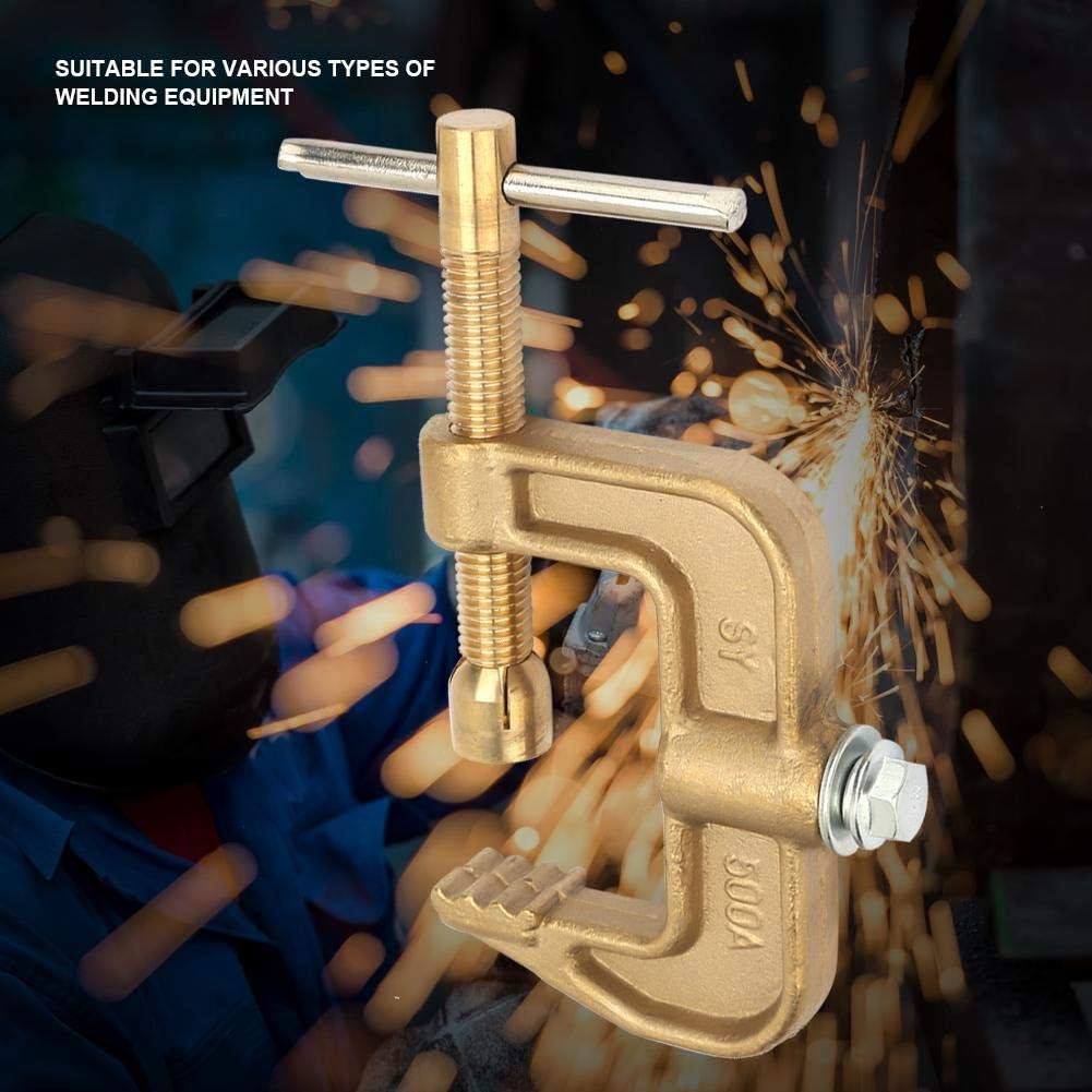 Welding Ground Clamp, 500A Brass Material Classical G Shape Ground ...