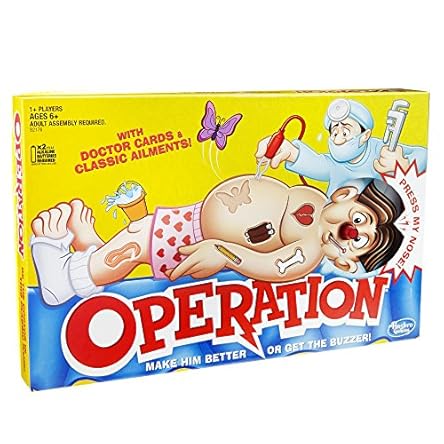 Hasbro Gaming Classic Operation Game - Affordable Educational Toys for ...