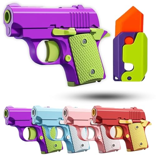 3D Printed Mini Stress Shot, Gravity Fidget Gun Toy, Adults & Kids ...