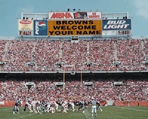 Amazon.com: Cleveland Browns Scoreboard Memories Customized 11x14 Black ...