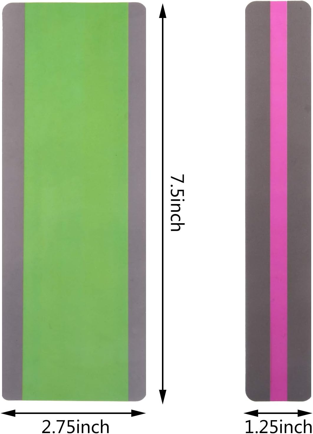 24 Pack Reading Guide Strips Highlighter Colored Overlays Bookmark Read ...