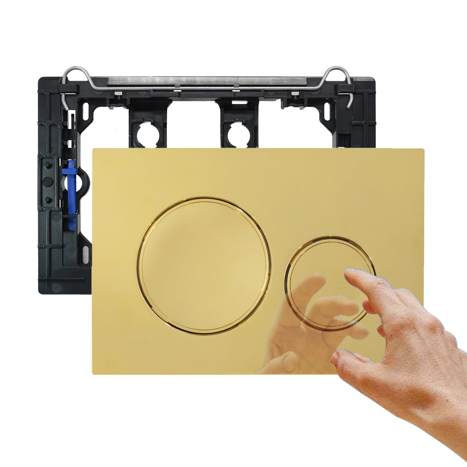 Lychee Light Flushing Plate with Flush Lever Set and Mounting Frame ...