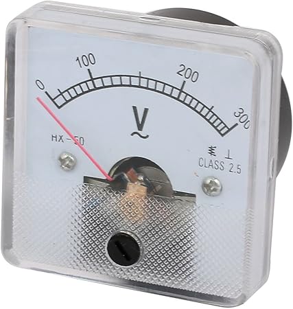 IIVVERR Voltímetro do medidor de voltagem analógica AC 0-300V Classe 2. ...