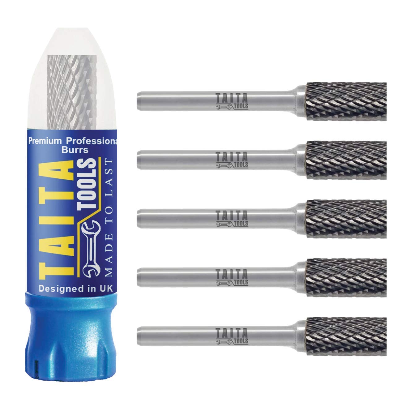 Carbide Burr 1/4" Shank, SA-3 Tungsten Double Cut Rotary Die Grinder ...