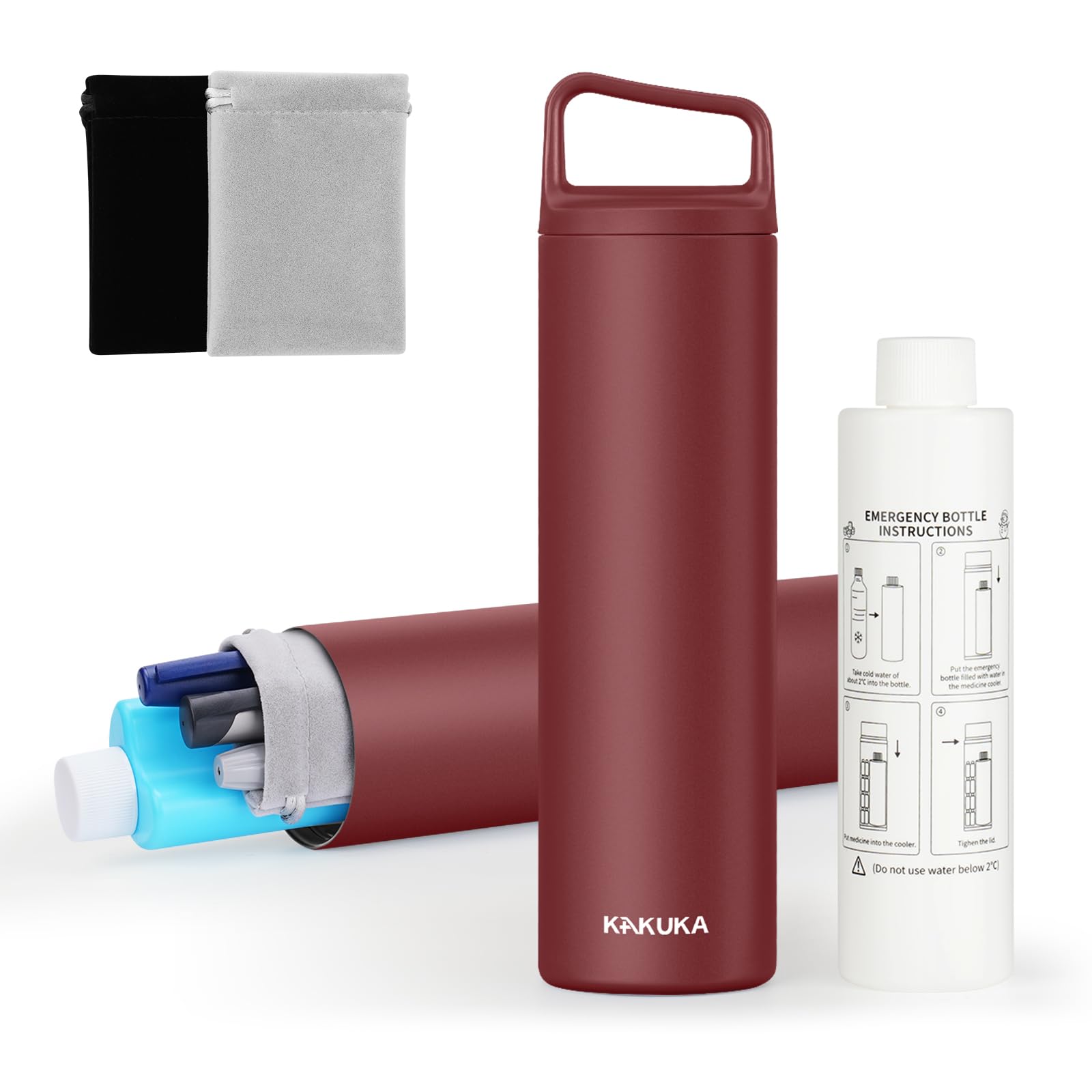 Insulin Cooler Travel Case, Medication Diabetes Supplies, 60H Insulin ...