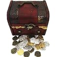 Amazon.com : Seven Seas Pirates Coins - Golden & Silver Doubloons with ...