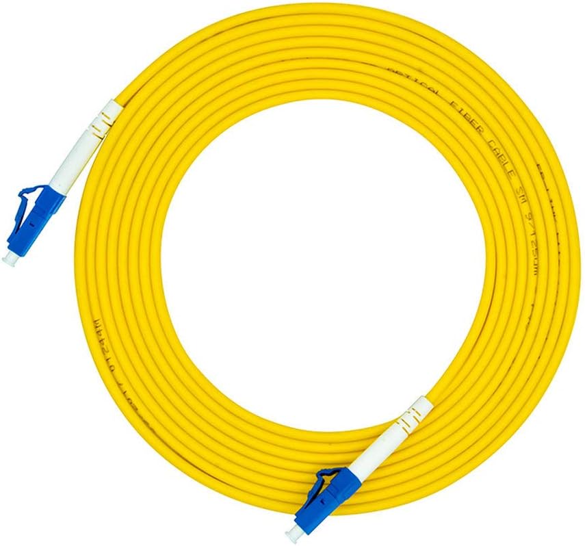Jeirdus 30Meters 100ft LC to LC Fiber Optic Cable Jumper Optical Patch ...