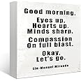 Amazon.com: Mtrgdn Lin-manuel Miranda Quote Good Morning Eyes Up Hearts ...