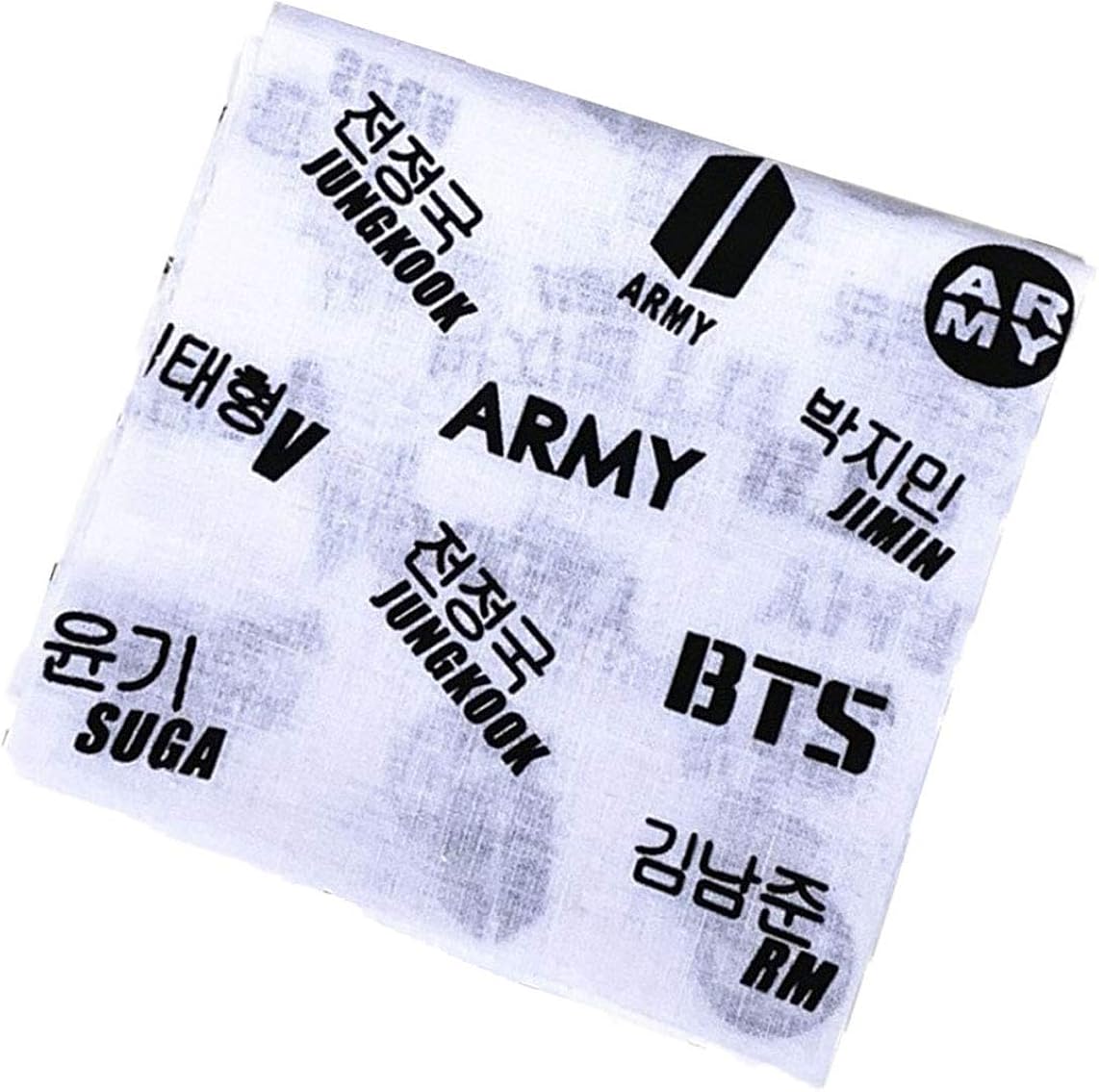 Buy Kpop BTS Scarf Fashion Headband Hip-Hop Bangtan Boys Multipurpose ...