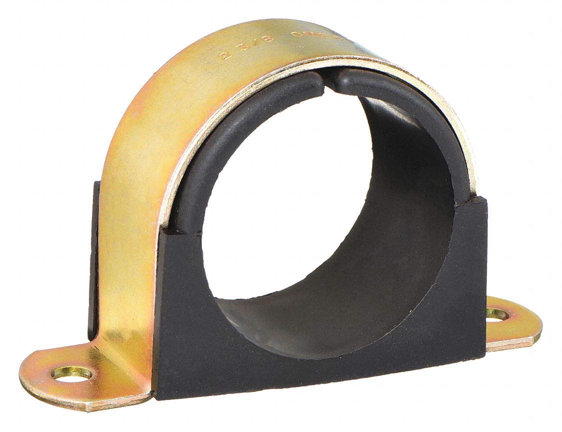 Amazon.com: ZSI 056M062 Electro-Galv Cushion Clamp, 3 1/2in Tube, 3in ...