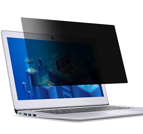 15.6 inch Laptop Privacy Screen Protector, Anti-Glare/Anti Scratch ...