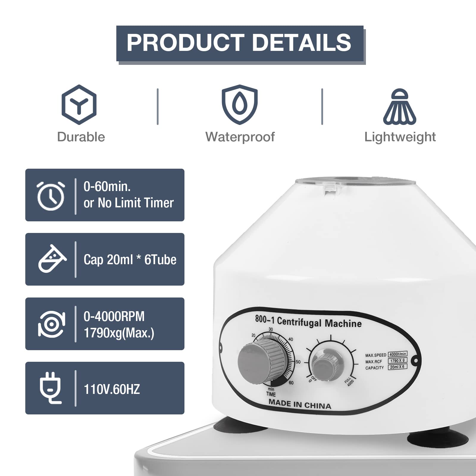 Mua Doppy Electric Laboratory Benchtop Centrifuge,Centrifuge Machine ...