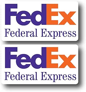 Amazon.com: 9"Fedex LOGO Decal Sticker for case car laptop phone bumper ...