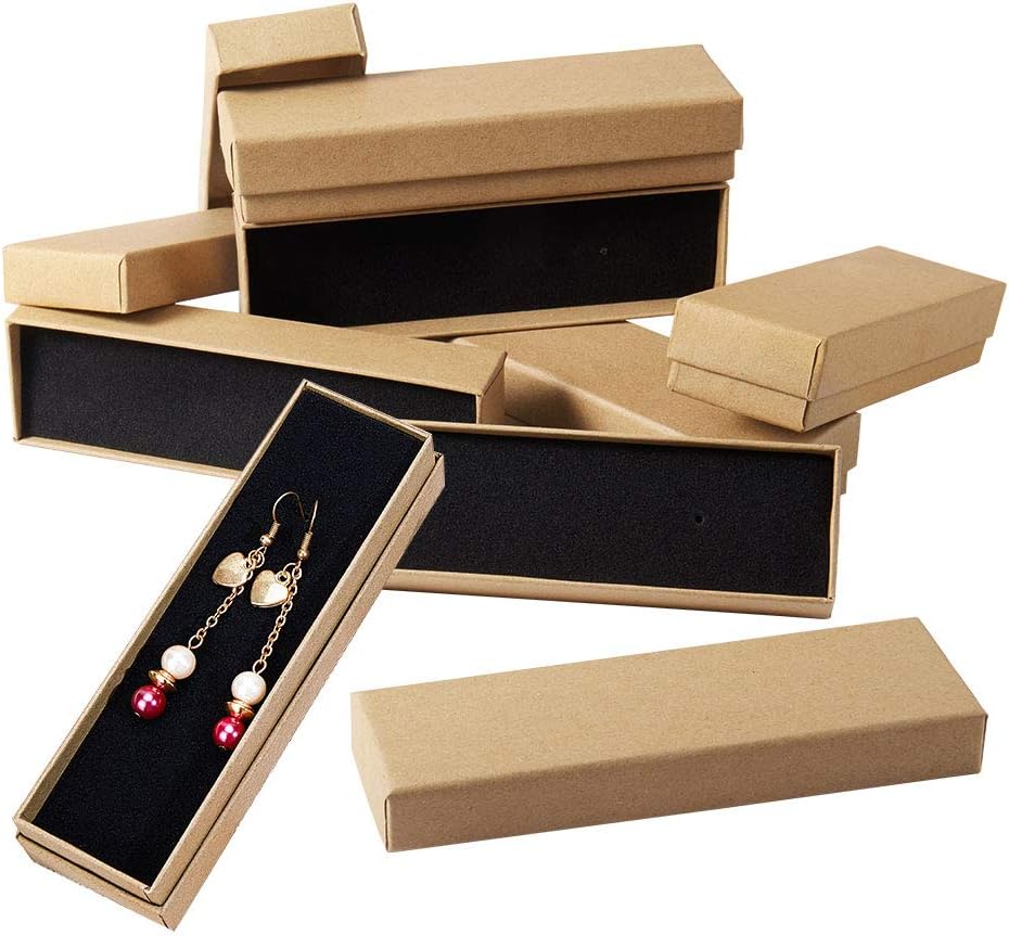 Amazon.com: PH PandaHall 20 Pack Necklace Bracelet Kraft Box, Rectangle ...