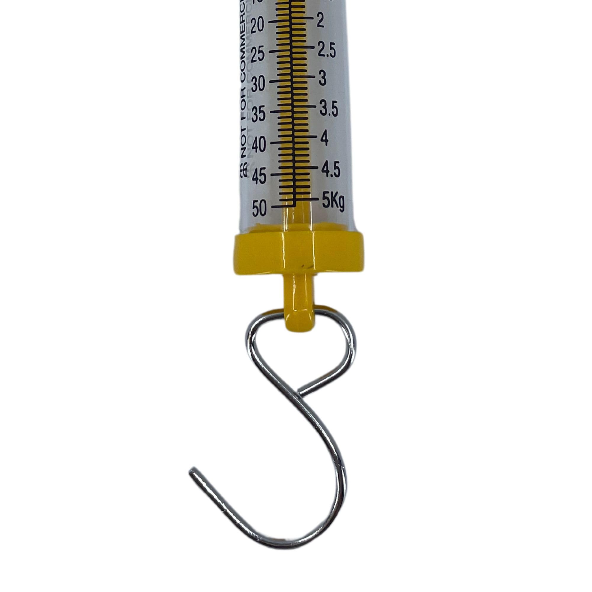 Mua Labs - Acrylic Tubular Spring Scale (Dynamometer) 50N/5kg Capacity ...