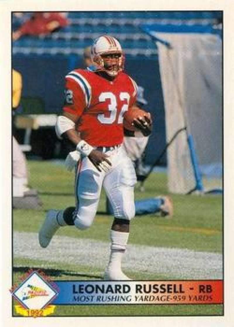 Amazon.com: 1992 Pacific Statistical Leaders Football #17 Leonard ...