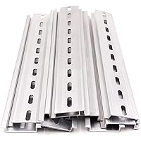 T&G - 20 piezas de aluminio ranurado con riel DIN RoHS de 8 pulgadas de ...