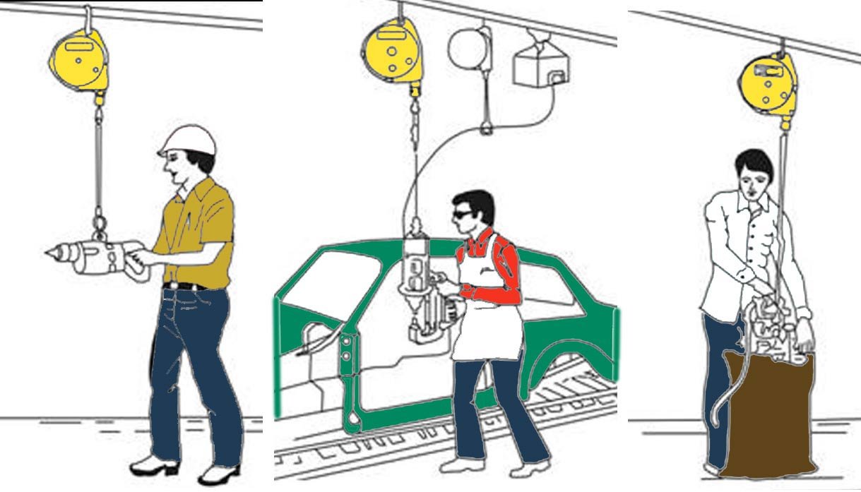 Yale YBA-70 Spring Balancer, Extended Length, 60 kg-70 kg – BigaMart