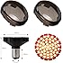 Amazon.com: MZS 2" Red 1157 Turn Signal LED Bulb w/2835 Chips Bullet ...