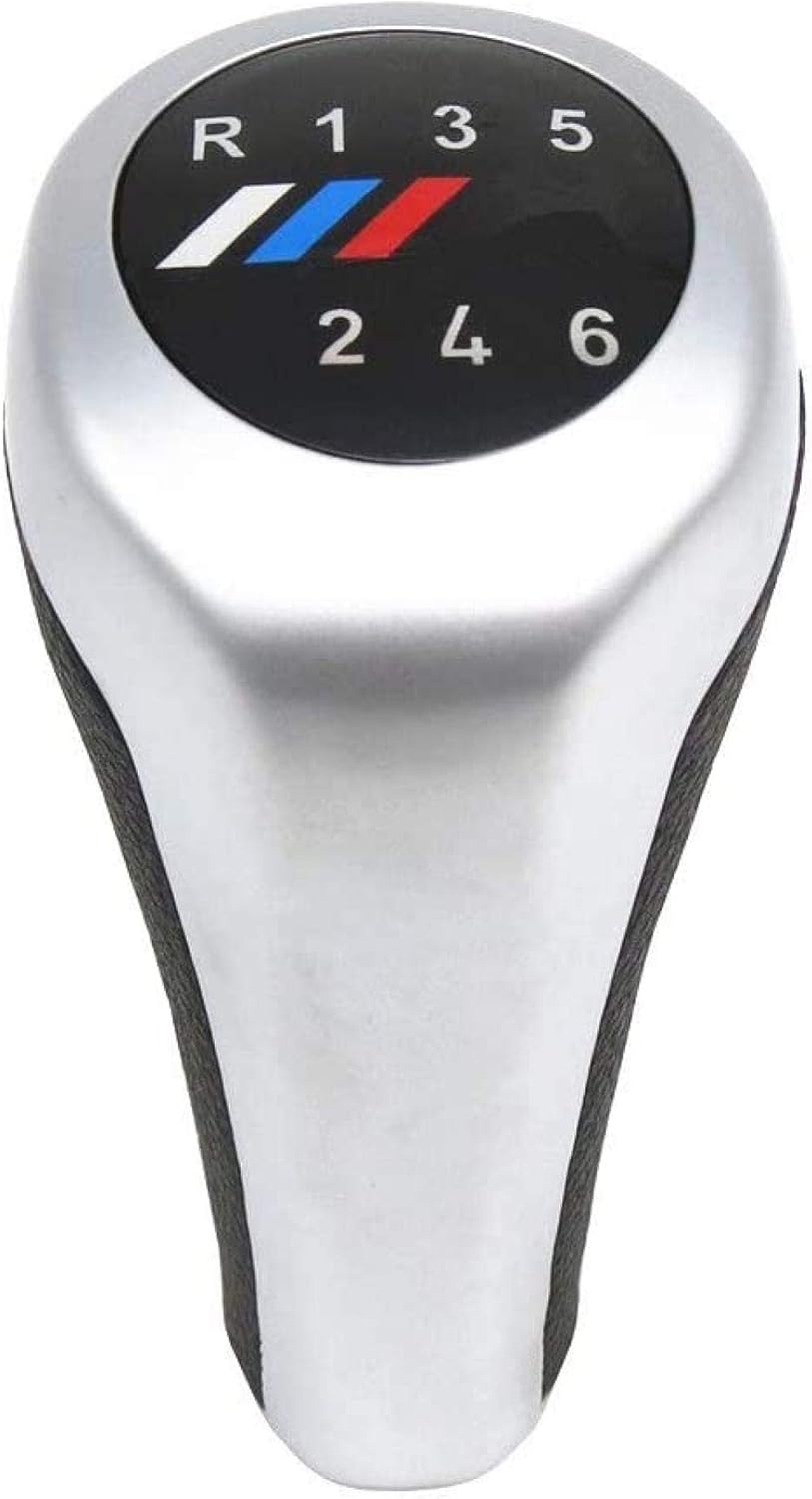 ZHAOOP 6-Gang-Schalthebel/Passform für BMW 1 3 5 6 E32 E34 E36 E38 E39 E46 E53 E60 E63 E83 E84 ...