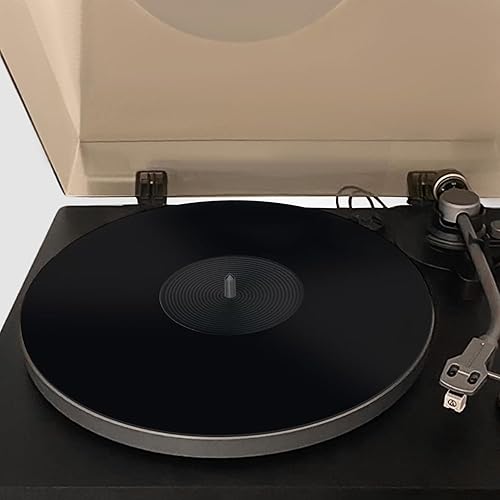Black Acrylic Turntable Mat, 11.75” Platter Slipmat for 12'' Vinyl ...