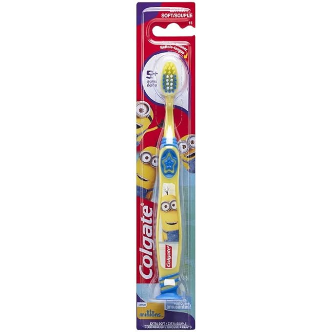 Amazon.com : Colgate Kids Minions Toothbrush, 1 Count : Beauty