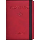 Amazon.com | Passport Holder, Passport Cover with Credit Card Slot and ...