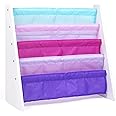 Amazon.com: Humble Crew, White/Pink/Purple/Blue Kids Book Rack Storage ...