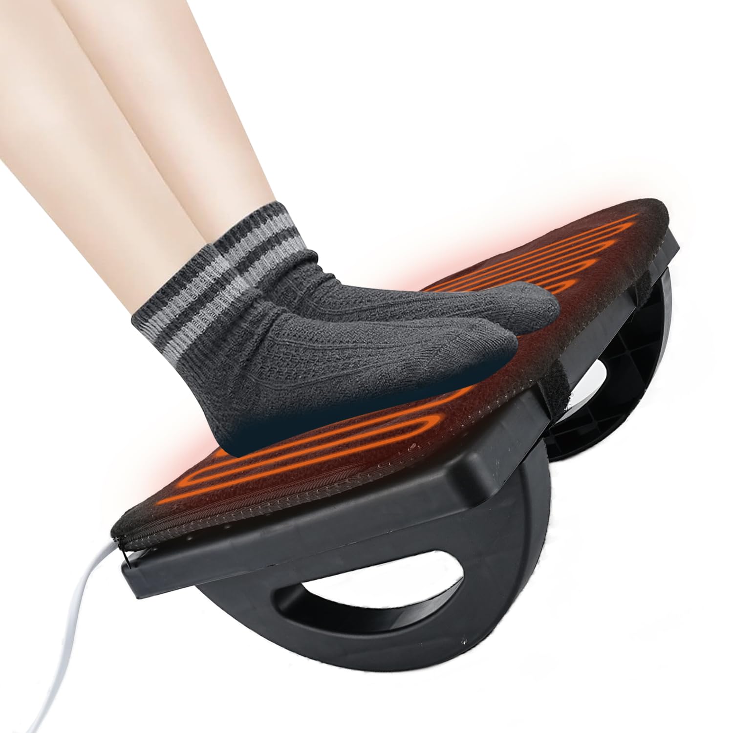 Foot Rest for Under Desk at Work, ergonomically Designed Adjustable ...