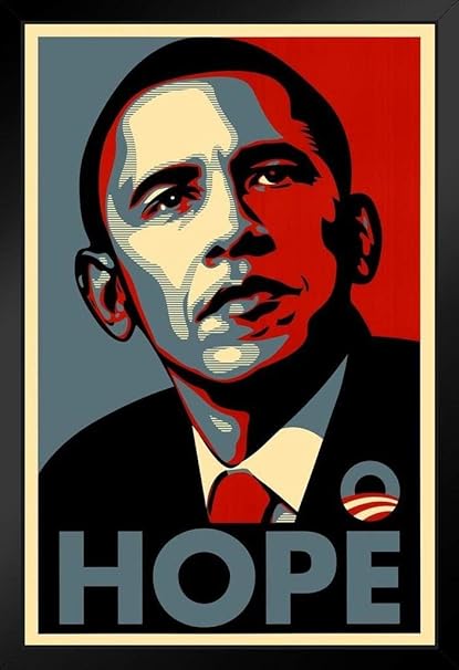 Amazon.com: Poster Foundry Barack Obama Hope Political Campaign Art Art ...
