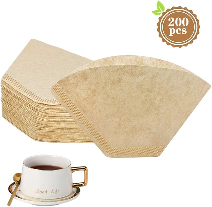 Amazon.com: Coffee Filter Paper, 200 Count #2 Disposable Coffer Filters ...