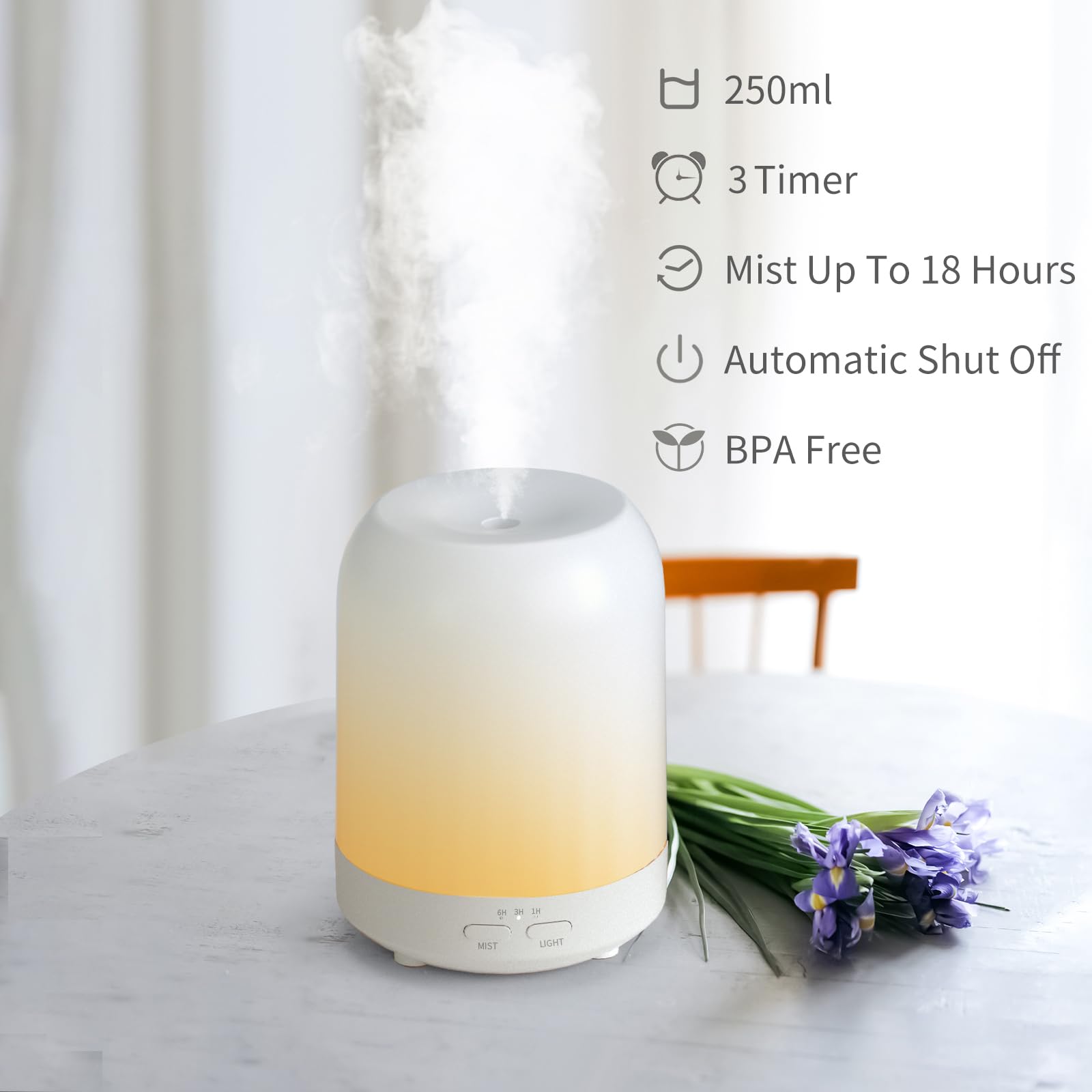 Mua Essential Oil Diffuser for Bedroom, Quiet Humidifiers for Home ...