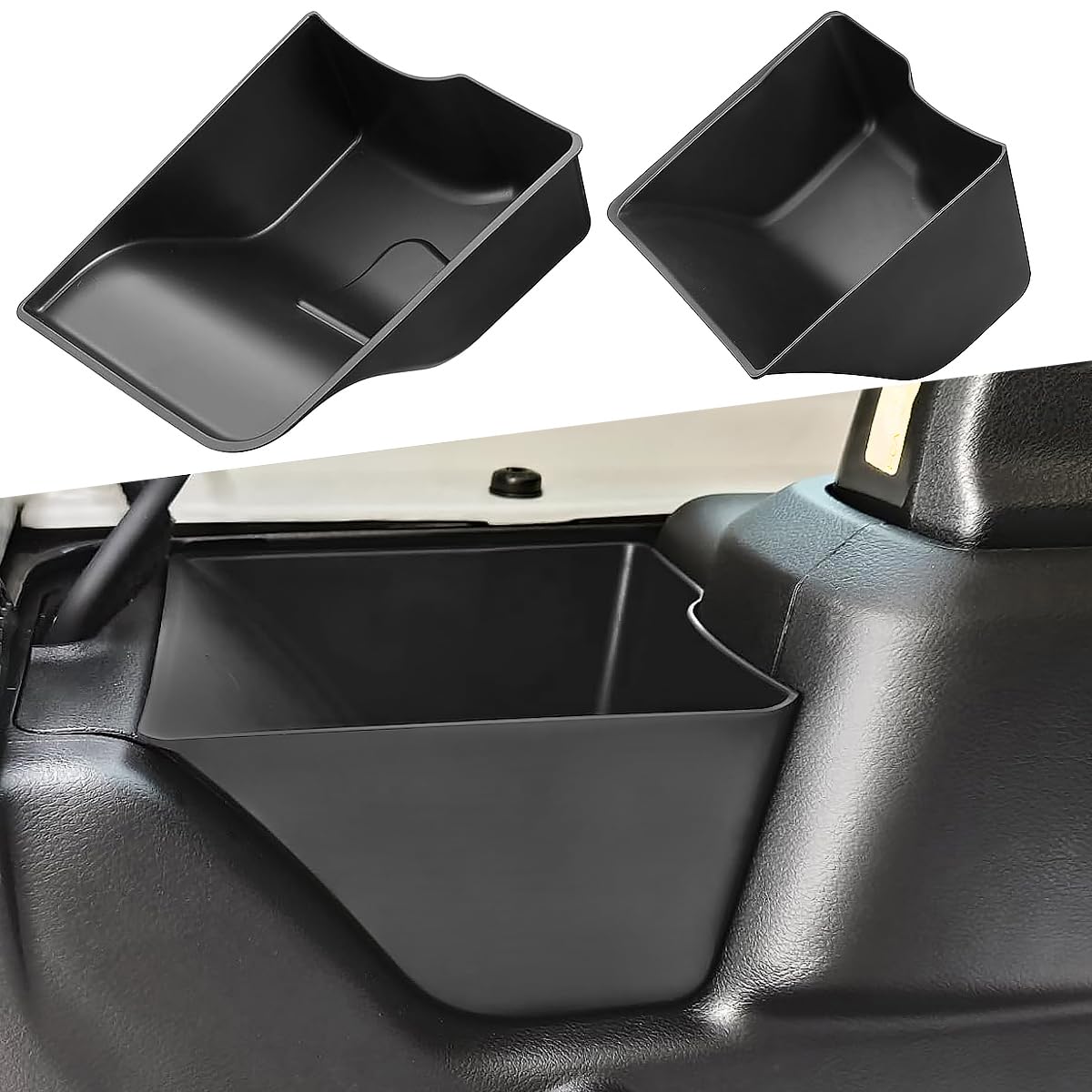 YOCTM Trunk Organizers Tray for 2024 2025 Jeep Wrangler JL JLU 4xe ...