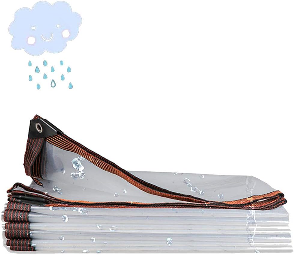 XNDCYX Lonas Transparentes Impermeables Exterior, Lona De Protección ...