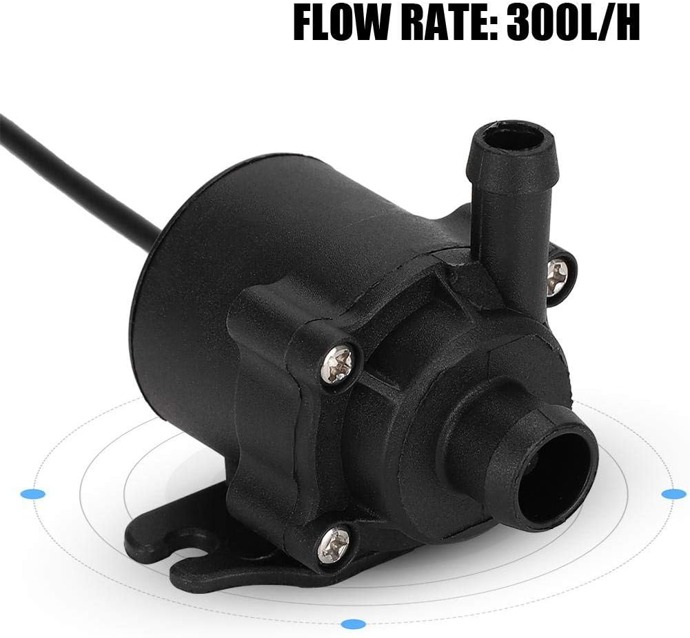 12V DC Micro Water Pump, 300L / H 1800 RPM Brushless Water Pump, Mini ...