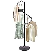 Amazon.com: NEATOOM Spiral Rotating Clothing Rack, Heavy Duty Spiral ...