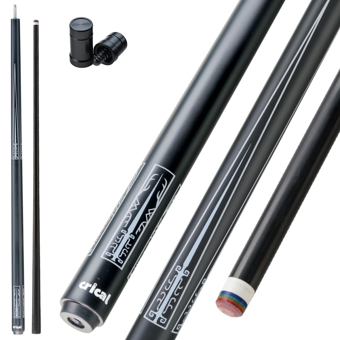 CRICAL Carbon Fiber Pool Cue Stick 58" Billiard Cue Sticks Professional ...