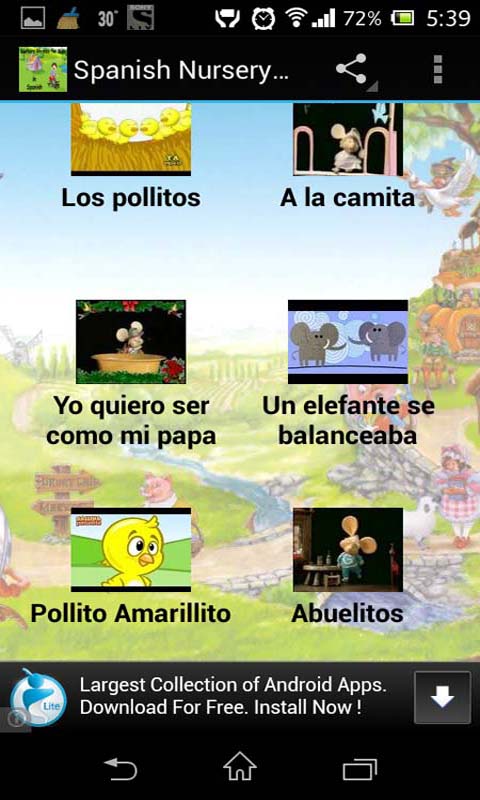 Spanish Nursery Rhymes for Kids:Amazon.es:Appstore for Android