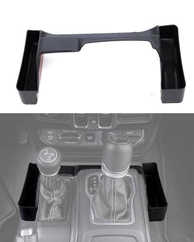 SHEAM Upgrade Gear Shift Side Organizer Tray, Shifter Storage Box for ...