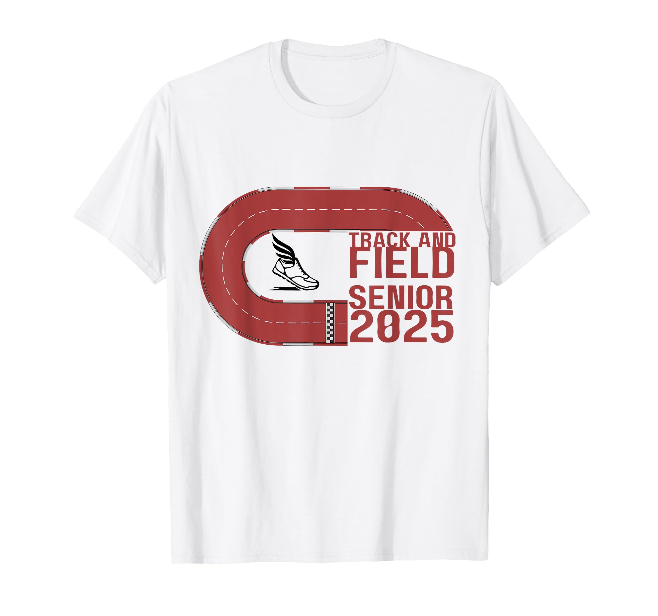 Class Of 2025 Senior Graduation Track and Field Back School T-Shirt L ...