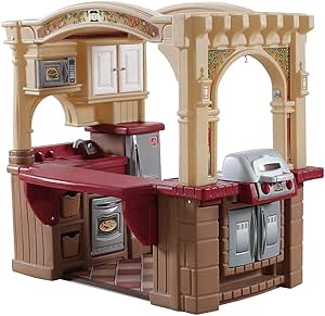 Amazon.com: Step2 Grand Walk-In Kitchen & Grill | Large Kids Kitchen ...